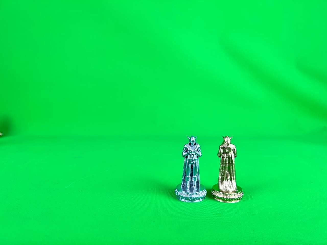 Elf Chess Set - 6 Different Elves Chess Pieces 3D model 3D printable ...