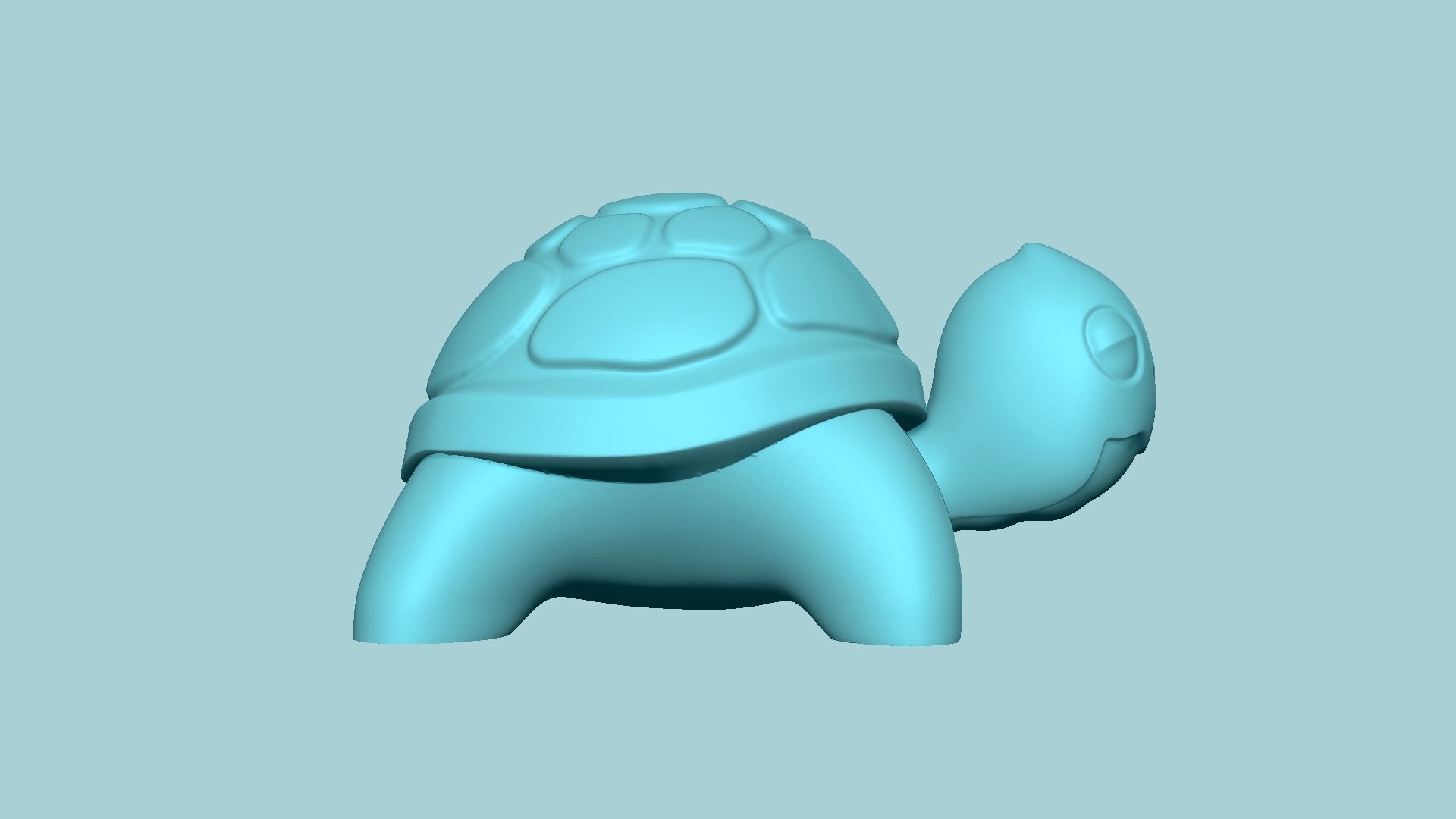 Cute Turtle Miniature - STL Printable 3D model 3D printable | CGTrader