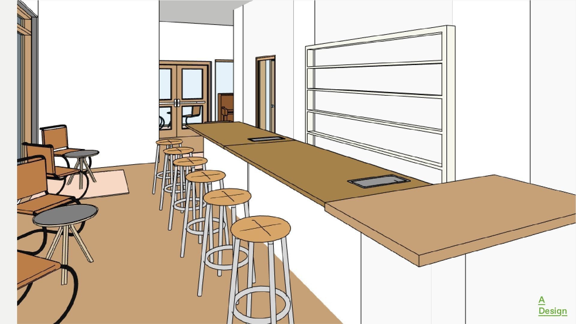 Fast-food - Revit 3D model | CGTrader