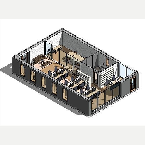 Office - Revit 3D model | CGTrader