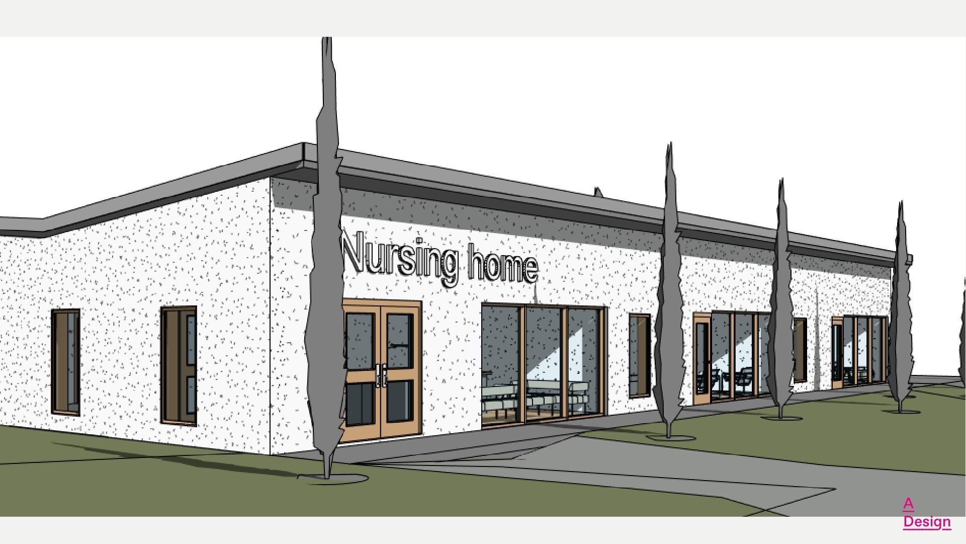 Nursing home - Revit 3D model | CGTrader
