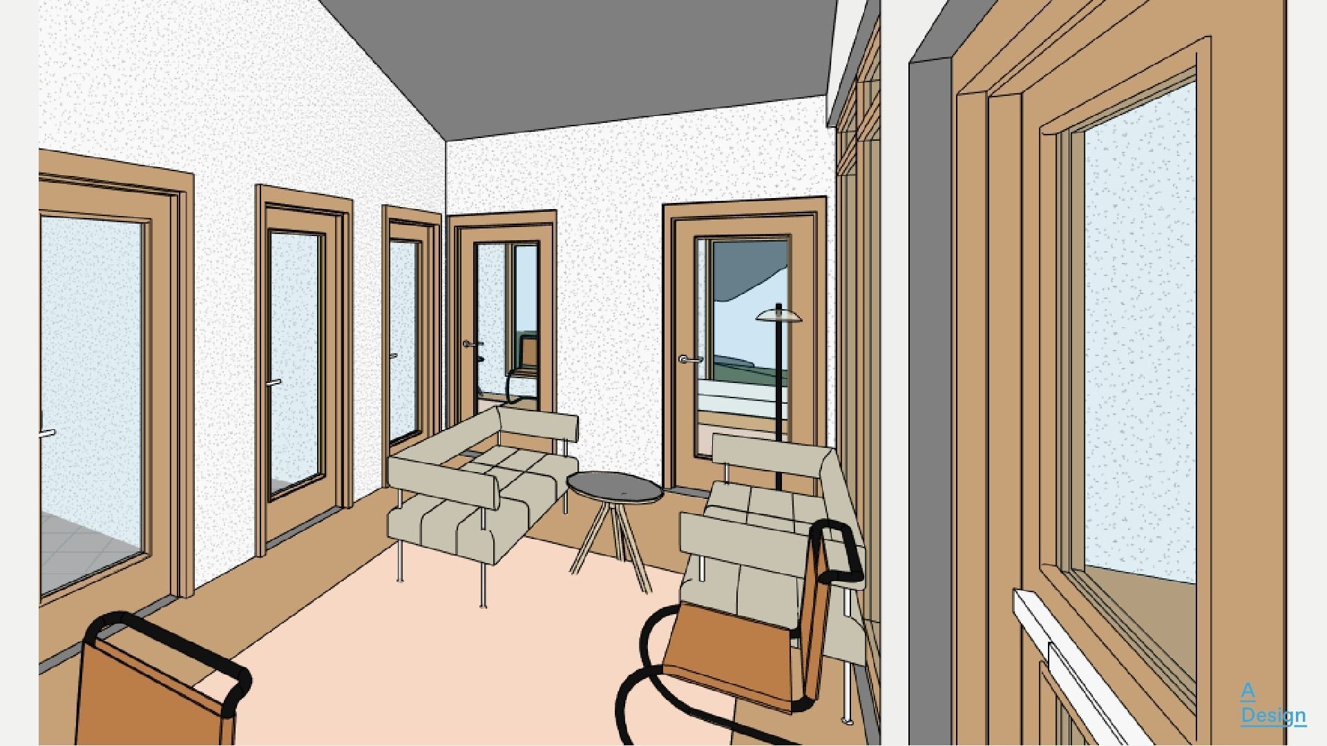 Hostel - Revit 3D model | CGTrader