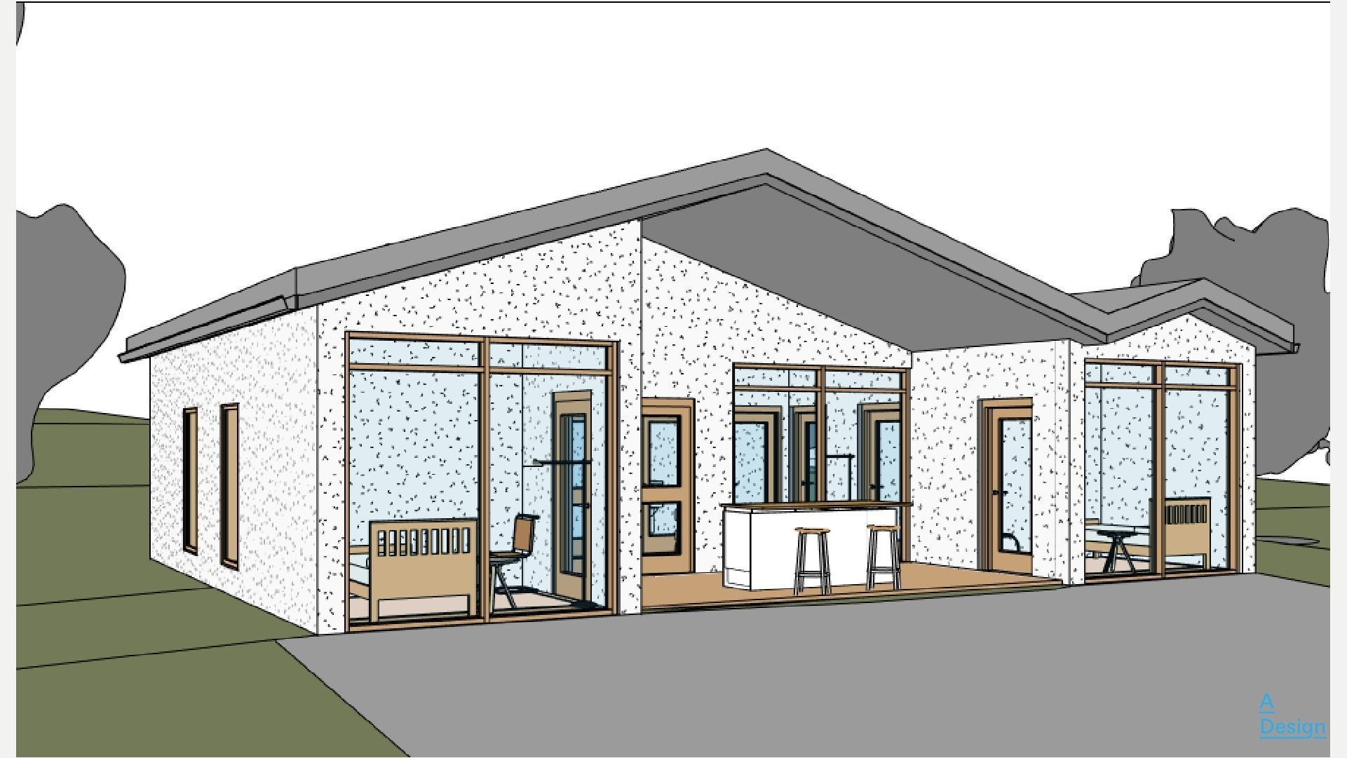 Hostel - Revit 3D model | CGTrader