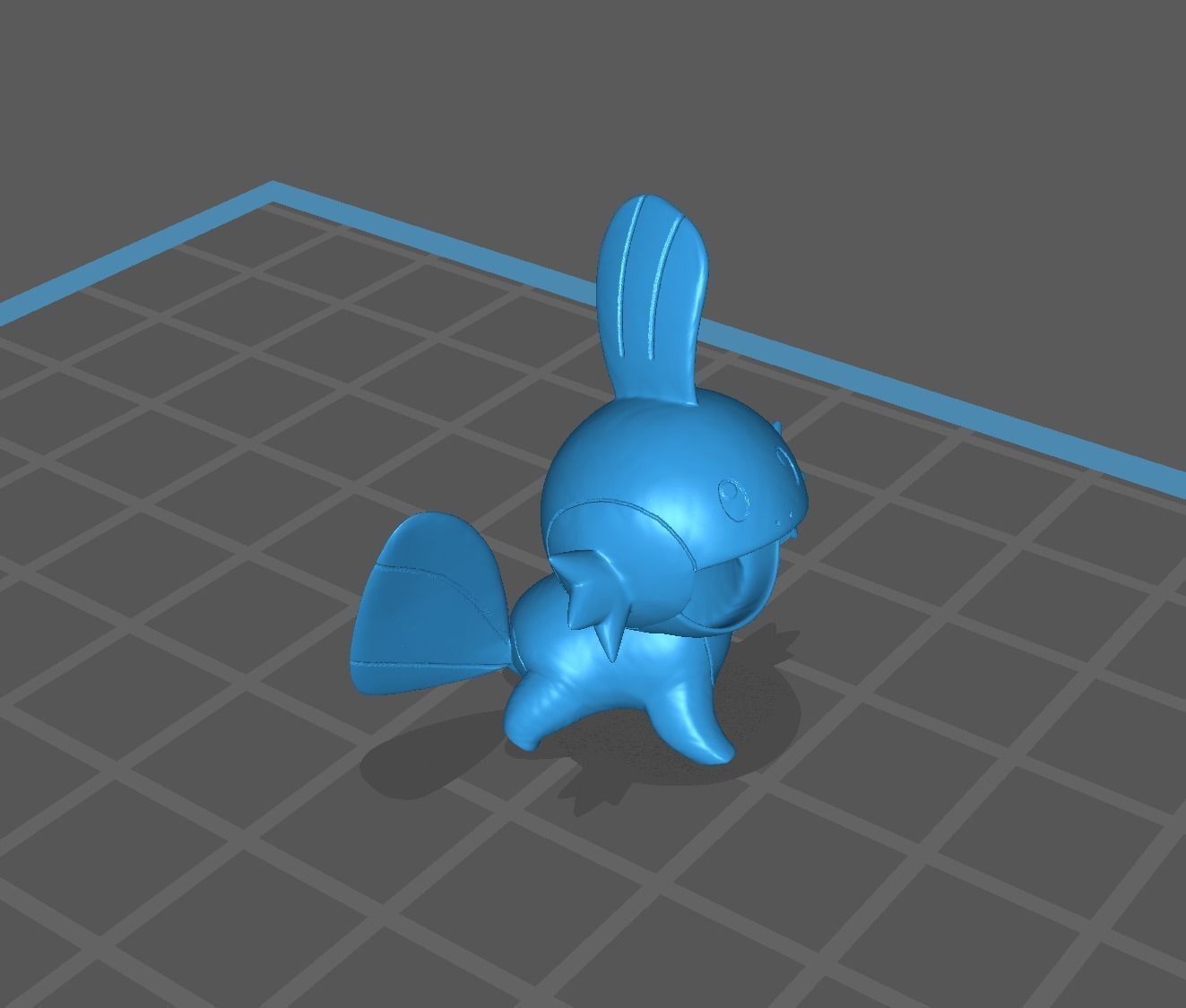 Mudkip pokemon 3D print model 3D model 3D printable | CGTrader