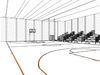 Indoor sports hall - Revit 3D model | CGTrader