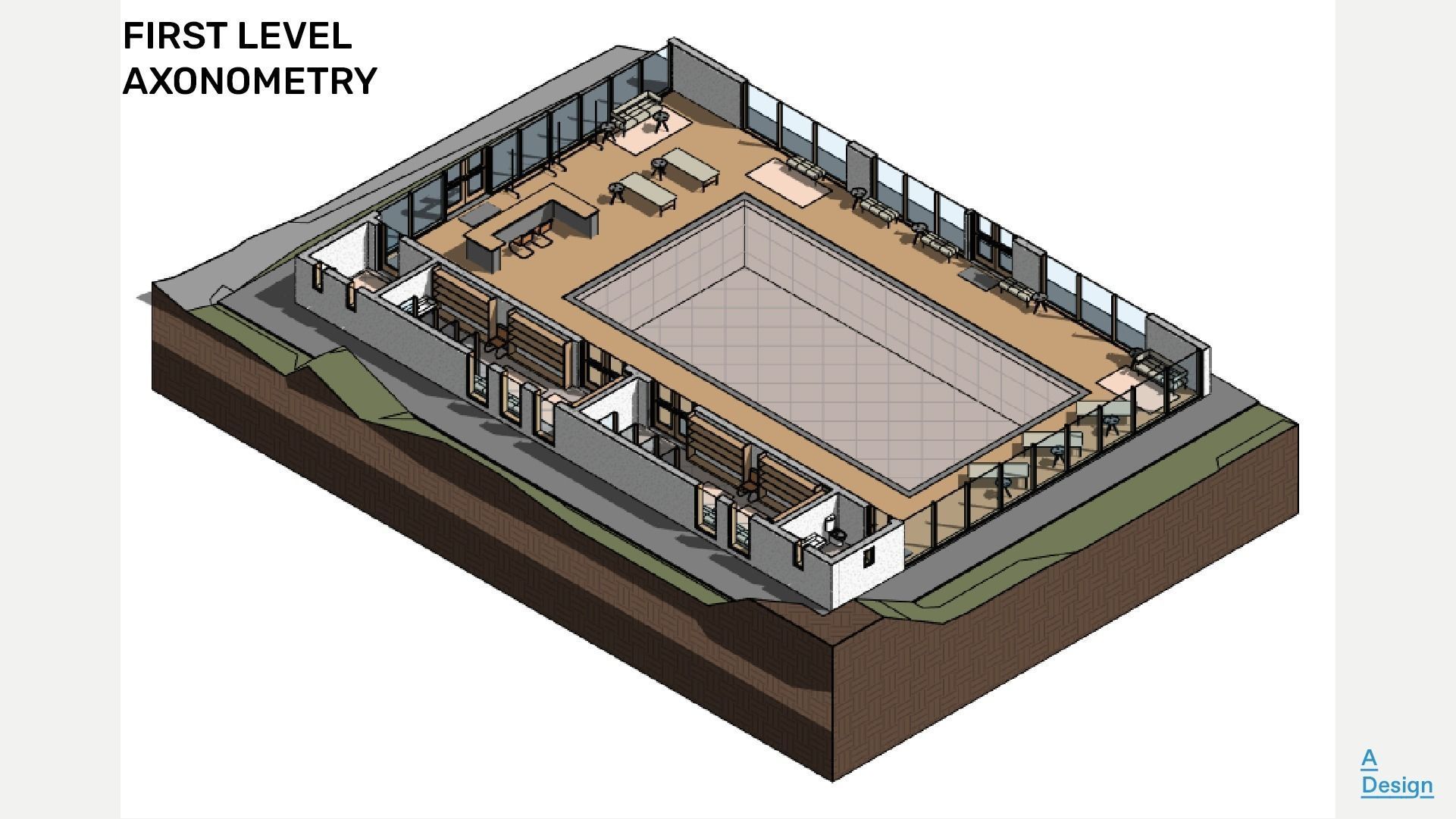 Swimming pool - Revit 3D model | CGTrader