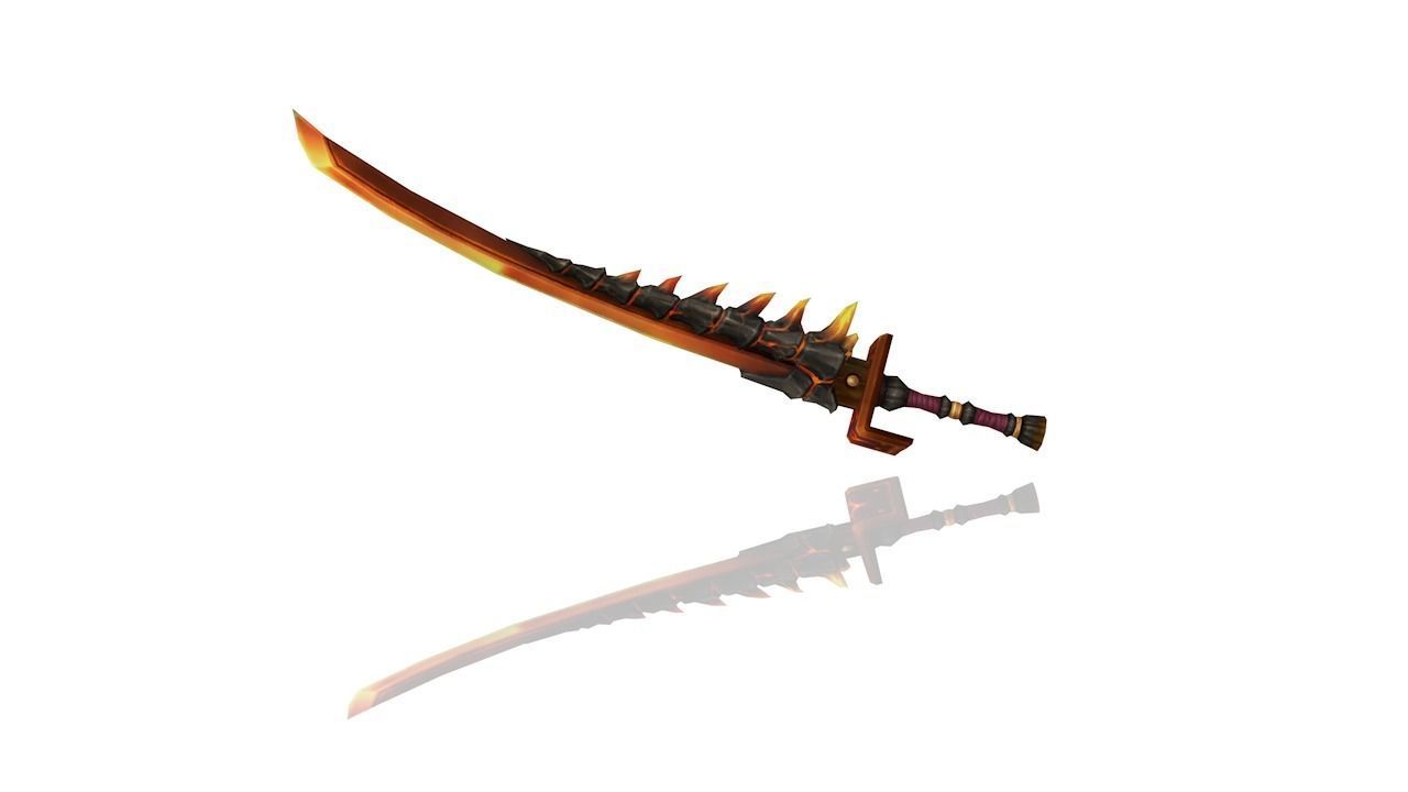 3D model Volcano King Long Sword VR / AR / low-poly | CGTrader