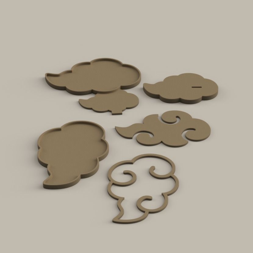 Akatsuki - Logo 3D model 3D printable | CGTrader