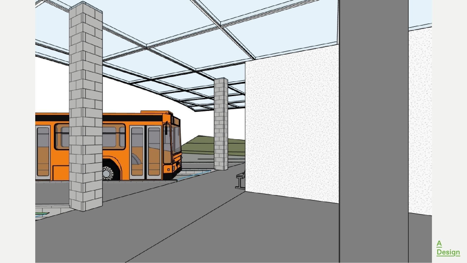 Transport hub - Revit 3D model | CGTrader