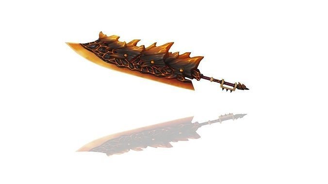3D model Volcano King Sword VR / AR / low-poly | CGTrader