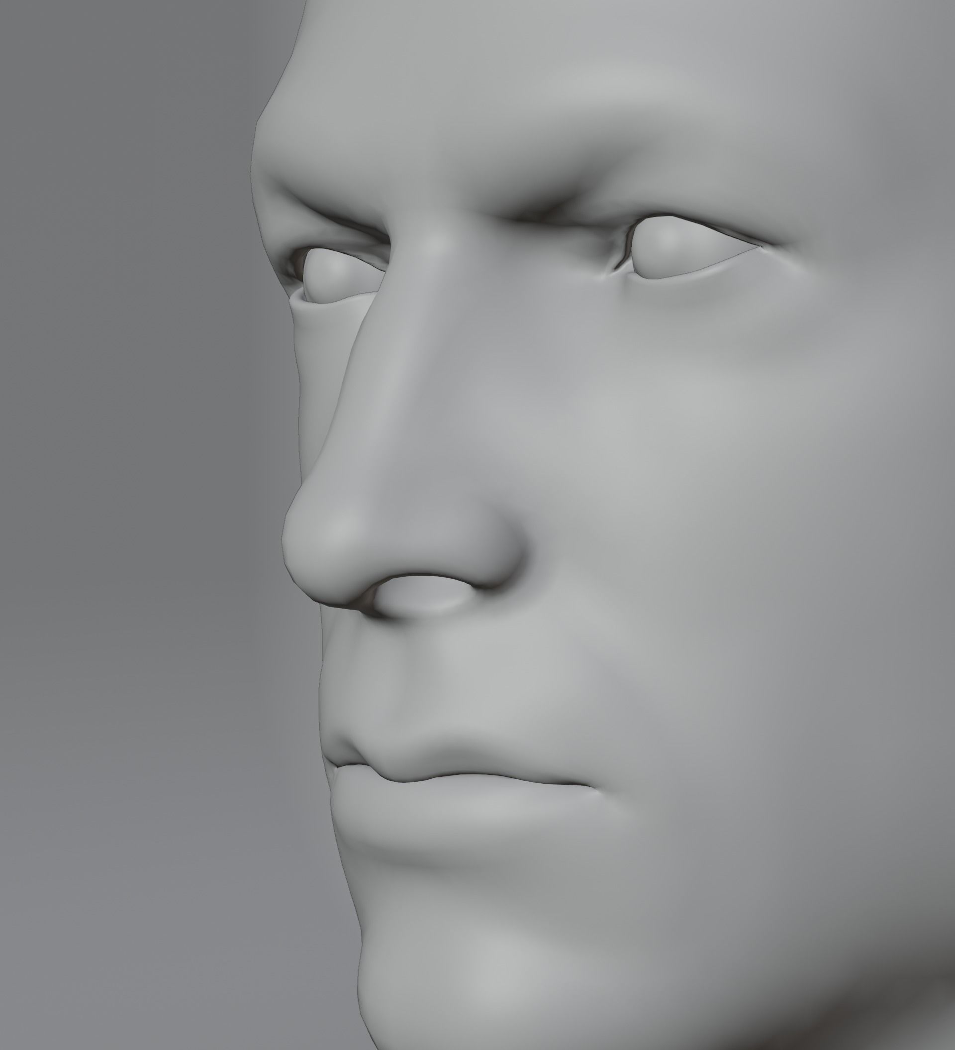 3D model game ready photorealistic man head VR / AR / low-poly | CGTrader