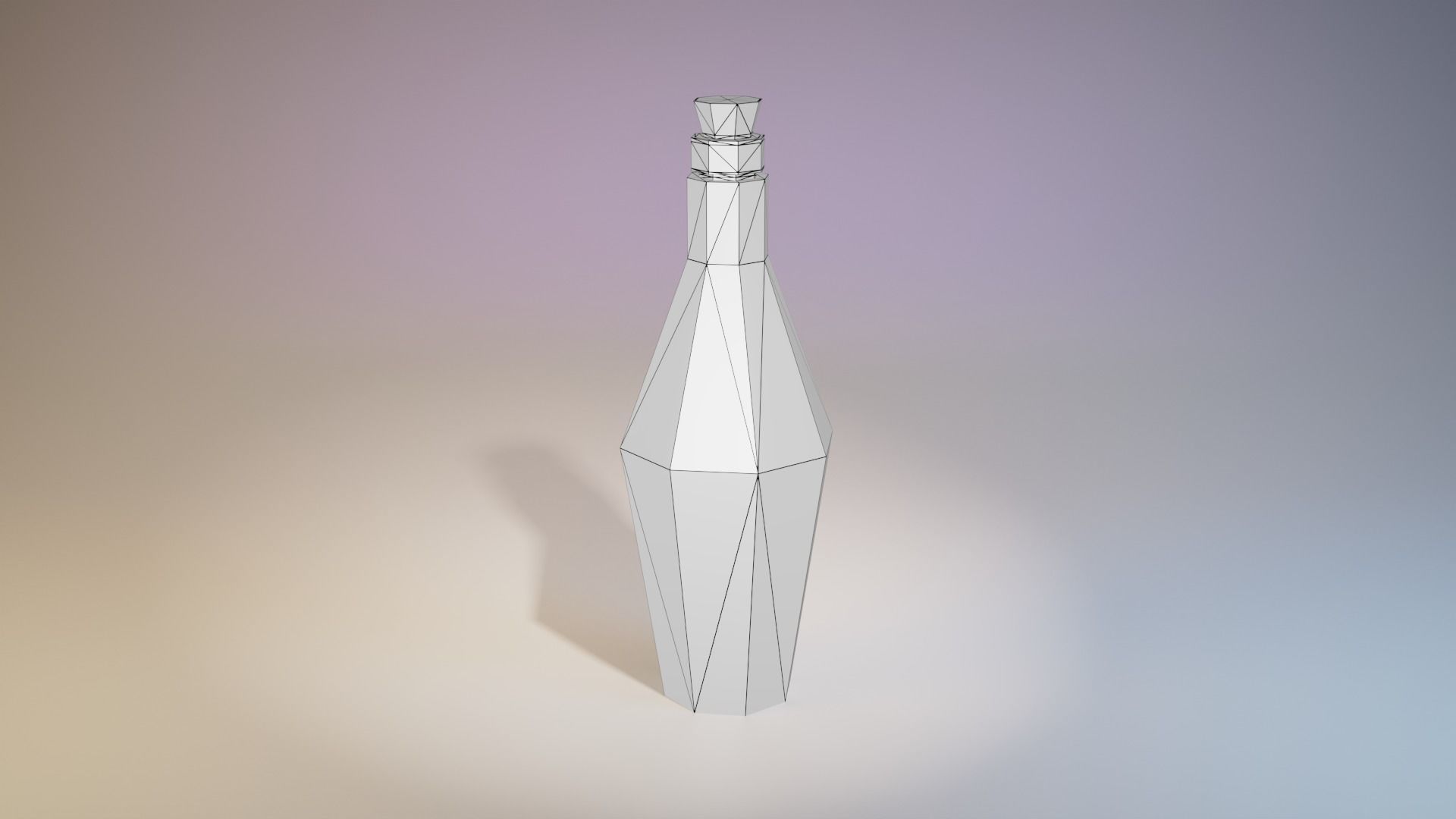 3D model Lowpoly potion with liquid VR / AR / low-poly | CGTrader