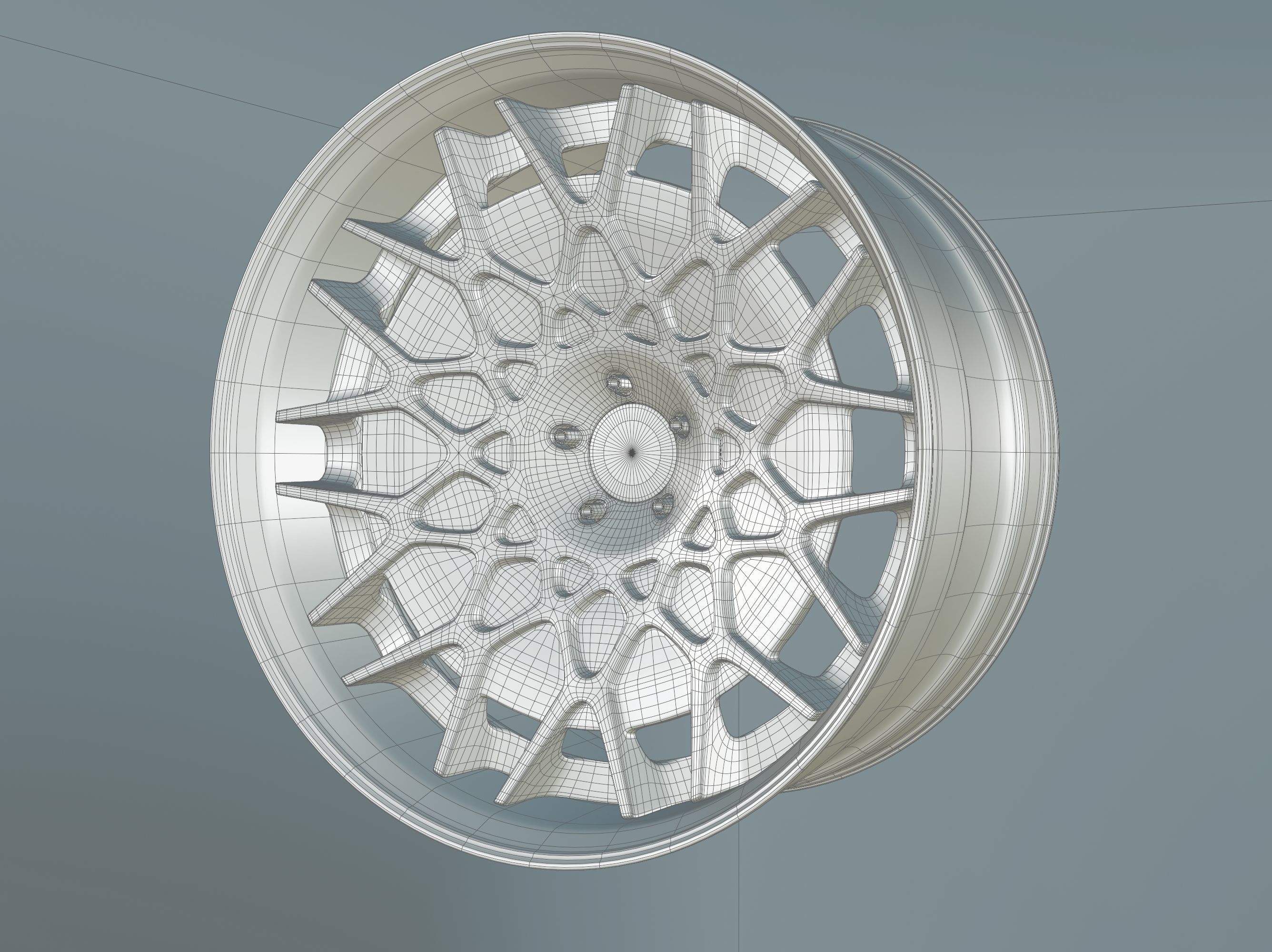 3D model Rotiform 6 rims pack High and Low poly VR / AR / low-poly ...