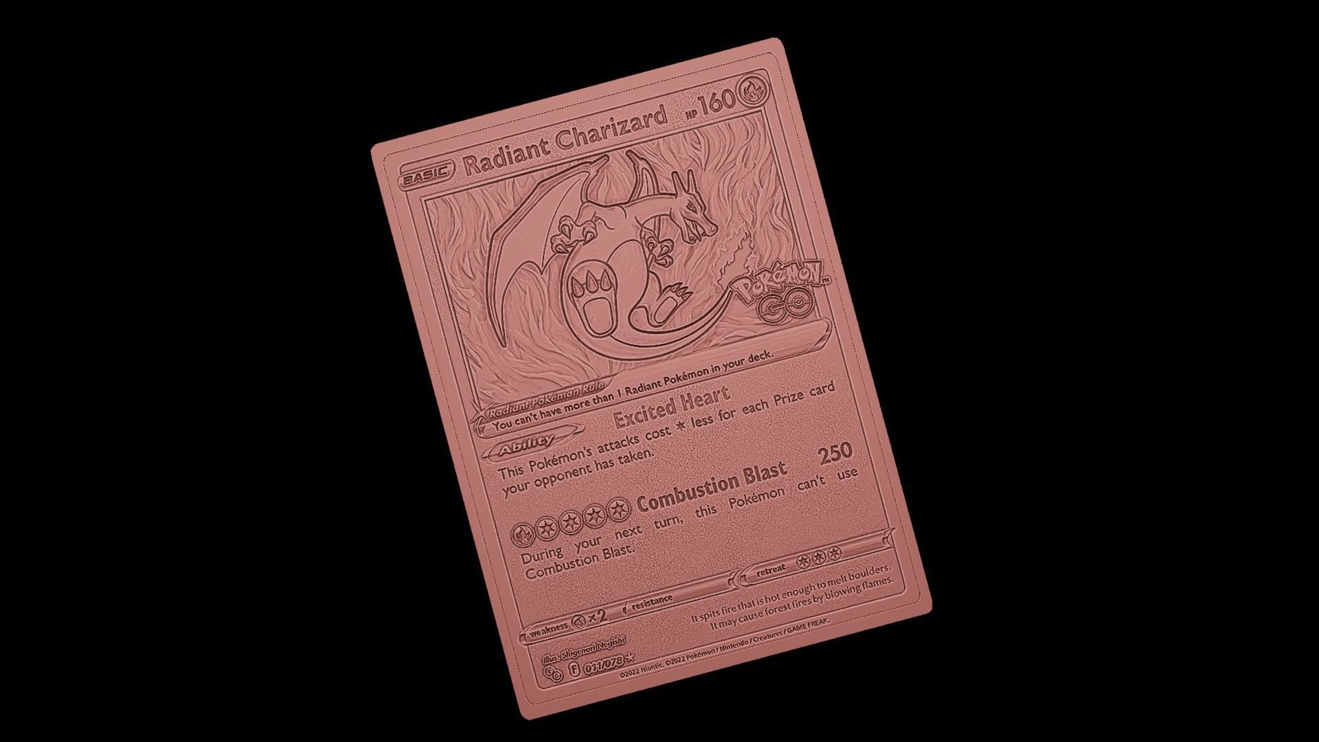 CHARIZARD POKEMON GO 3D model 3D printable | CGTrader