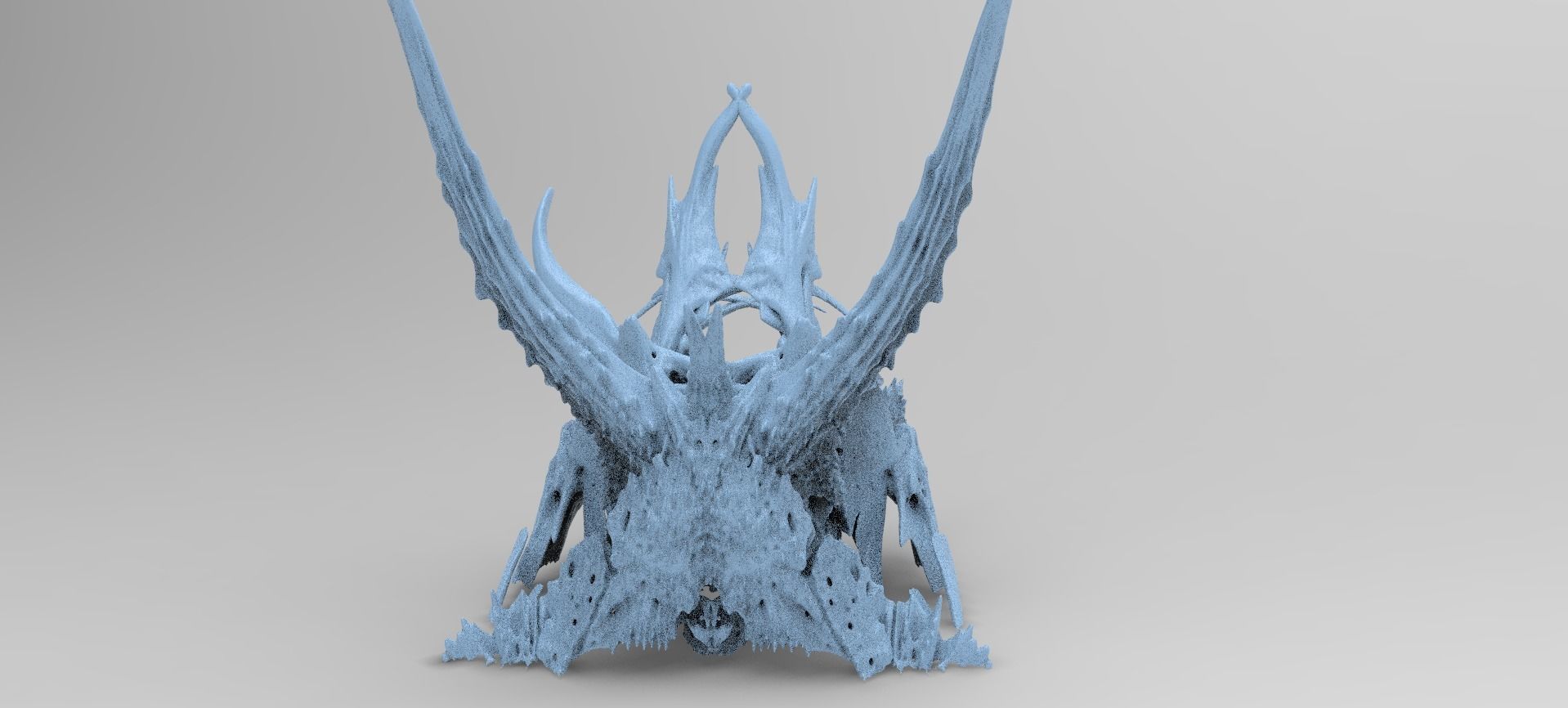 Alien Dragon God Bone Structure 11 3D model | CGTrader
