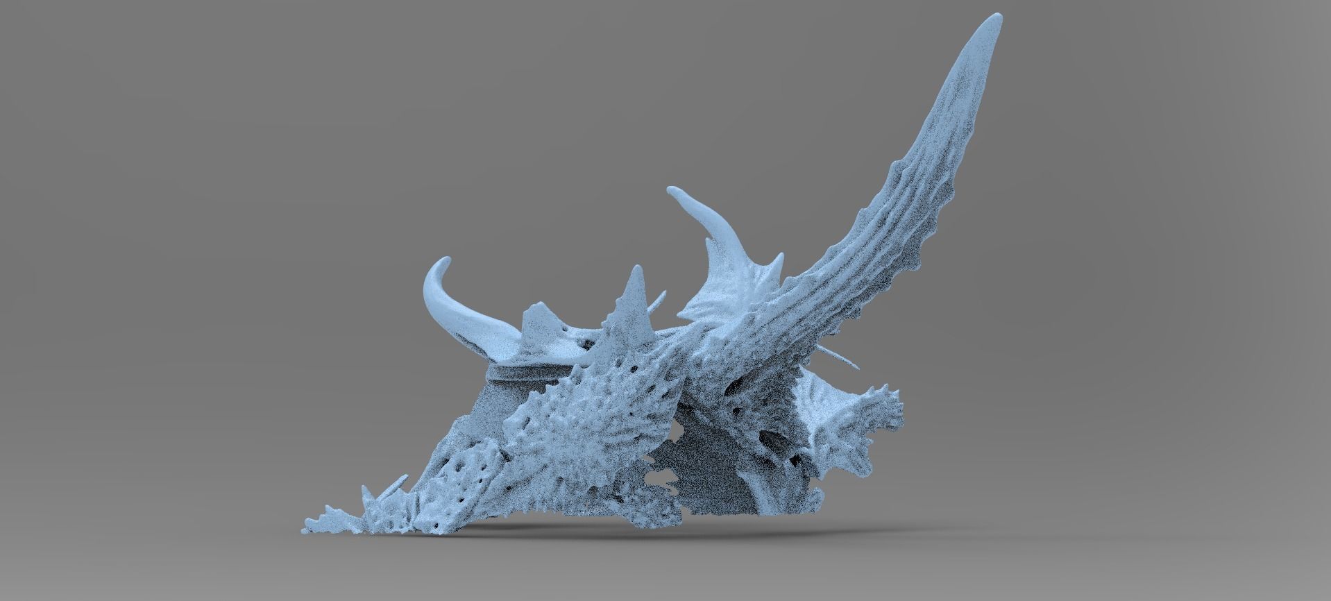 Alien Dragon God Bone Structure 13 3D model | CGTrader