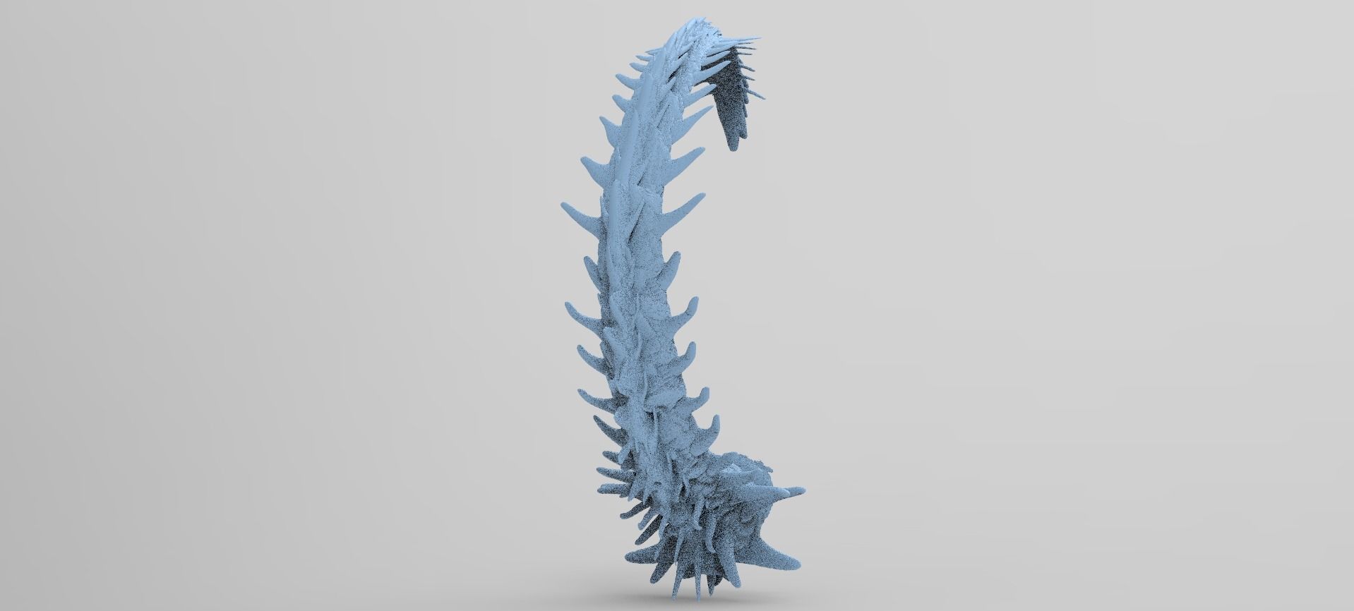 Alien Dragon Tail 2 3D model | CGTrader