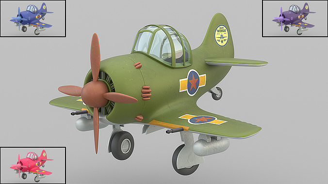 3D model Cartoon Fighter VR / AR / low-poly | CGTrader