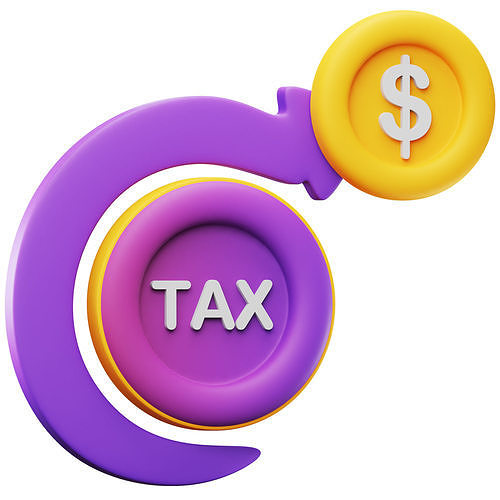 3D model Tax Refund 3D Icon VR / AR / low-poly | CGTrader