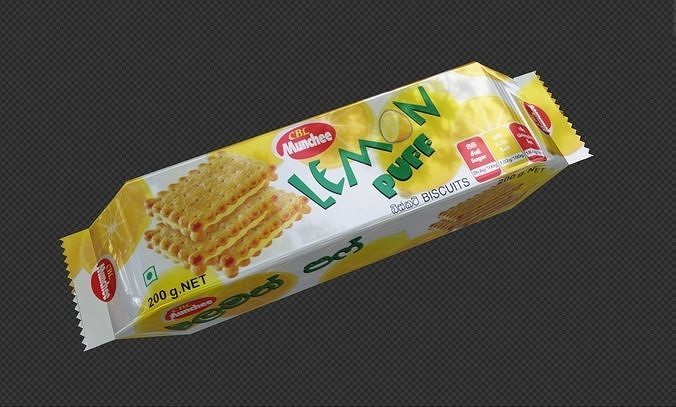 3D Biscuit Packet free 3D model animated | CGTrader