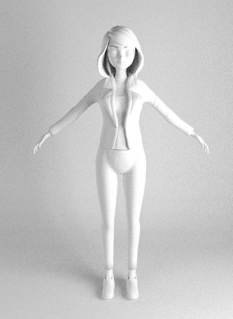 Female Model Rigged 3d Model Rigged Cgtrader 
