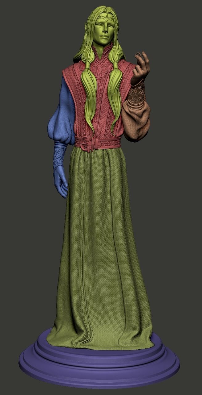 Sauron 3D Print lord of rings statue 3D model 3D printable | CGTrader