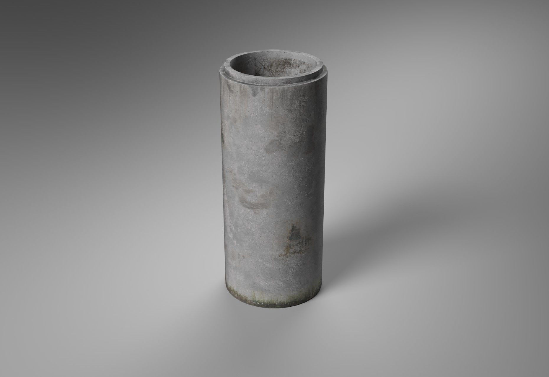 3D model Pack 2 Concrete Tube Pipes - UE5 4k - Low-poly 3D model VR ...