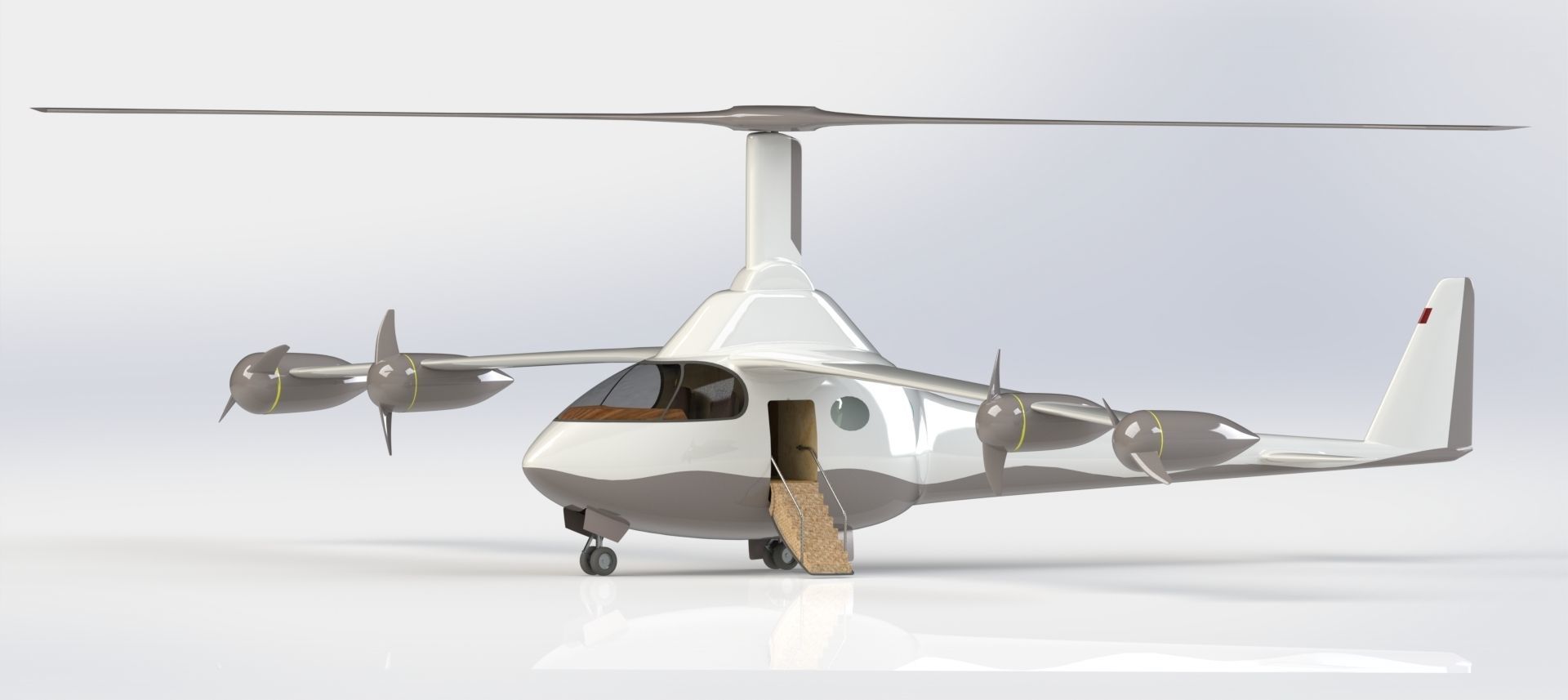 eVTOL Airplane 3D model | CGTrader