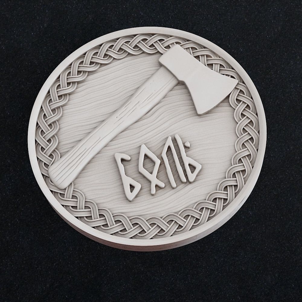 Coin Viking 3D model 3D printable | CGTrader