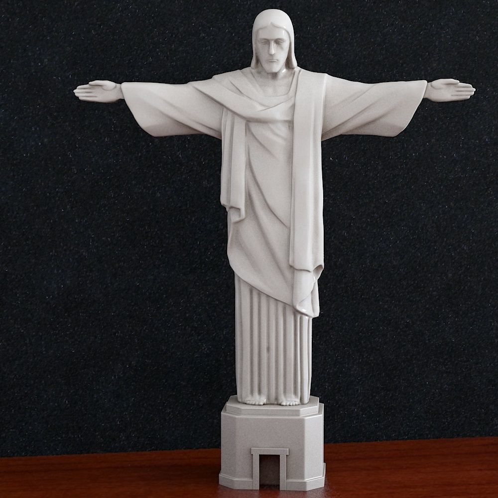 statue of Jesus Christ 3D model 3D printable | CGTrader
