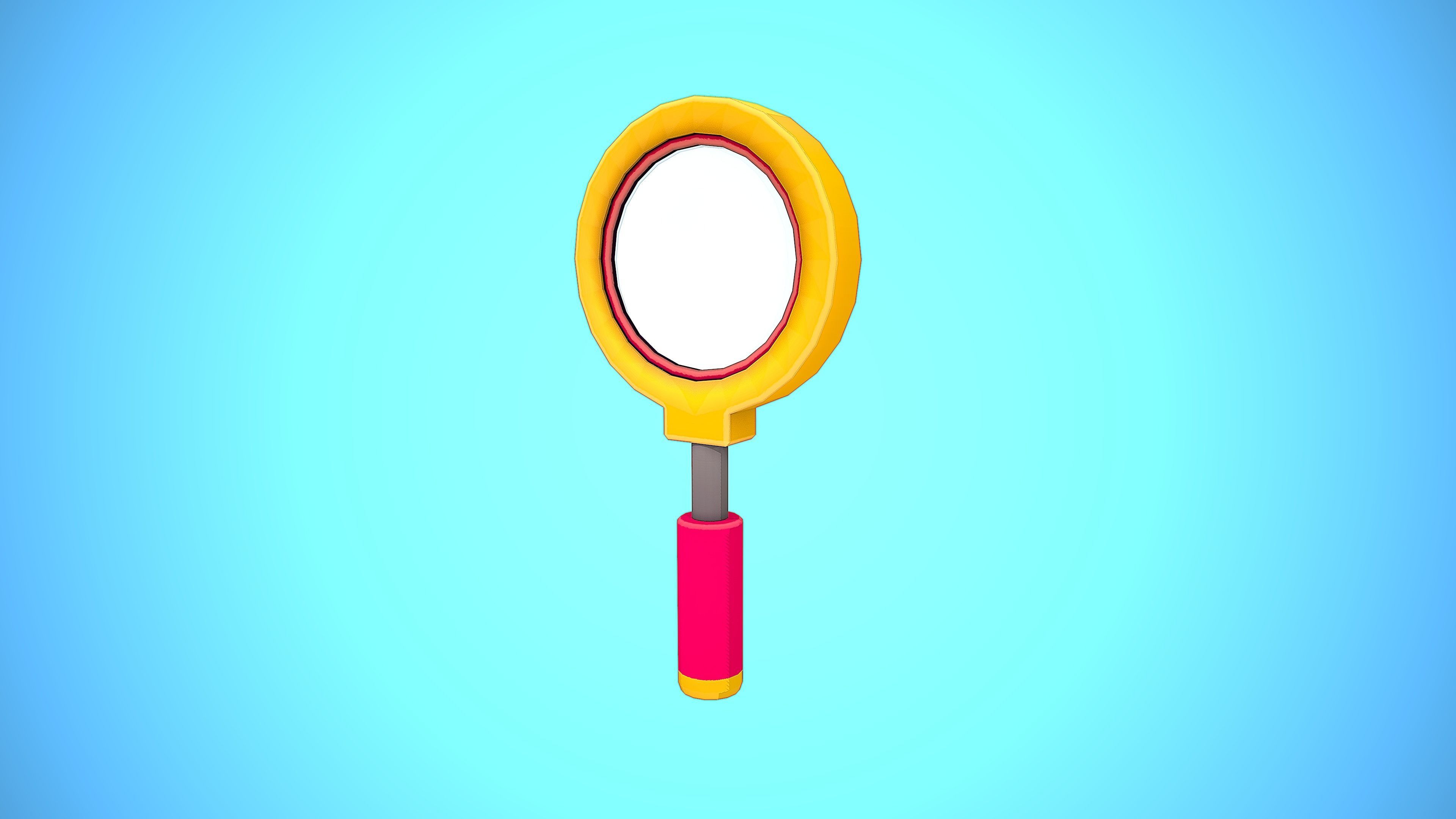 3D model MAGNIFYING GLASS CARTOON STYLIZED 1 VR / AR / low-poly | CGTrader