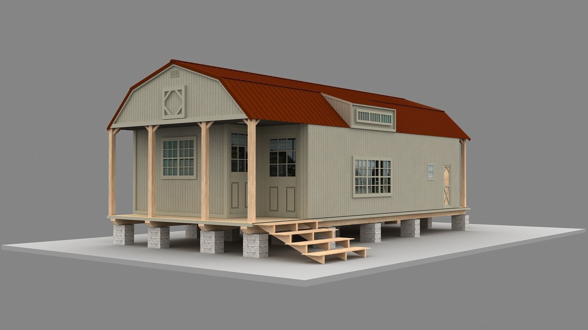 Tiny House 3D model 3D model | CGTrader