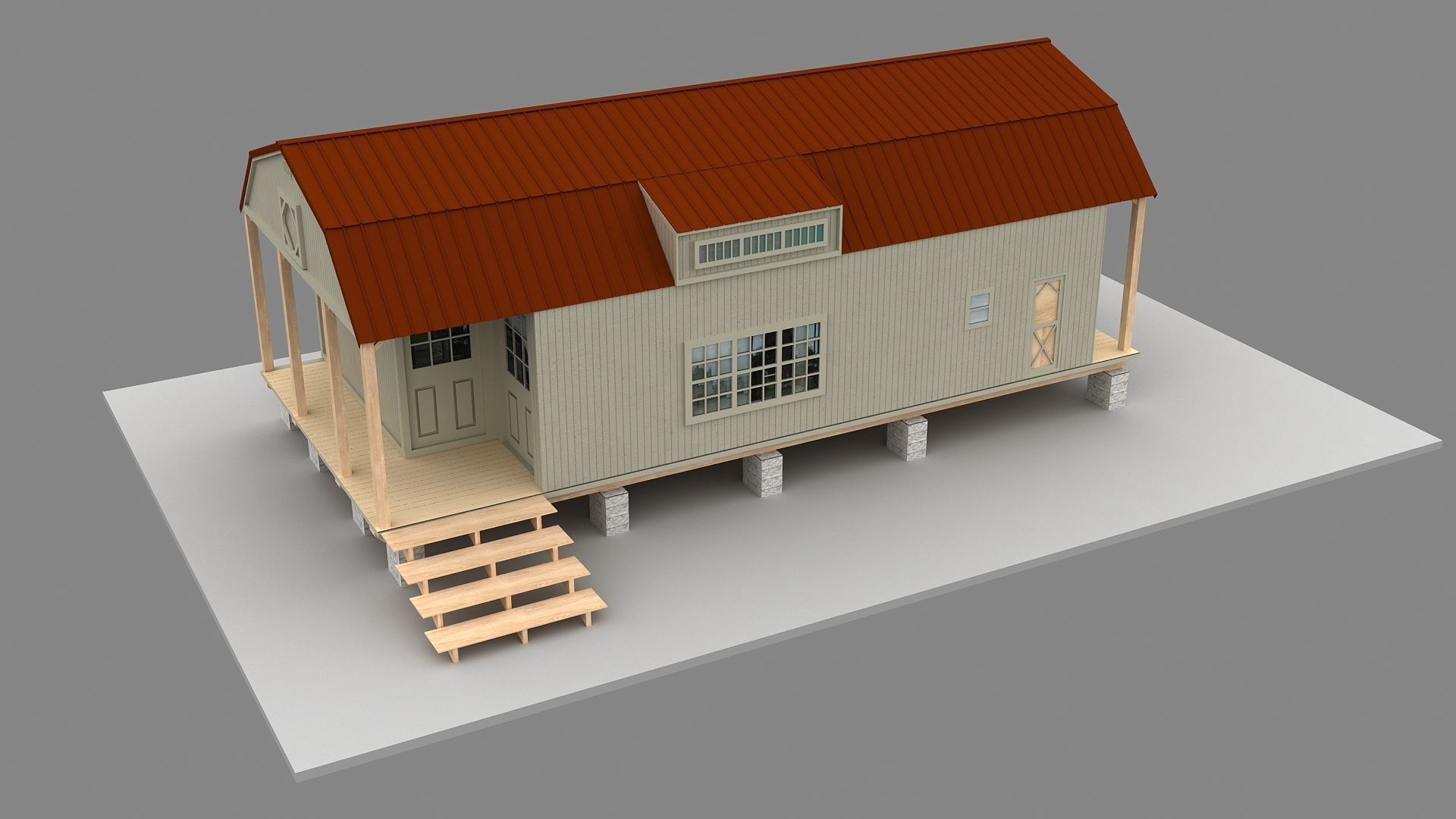 Tiny House 3D model 3D model | CGTrader