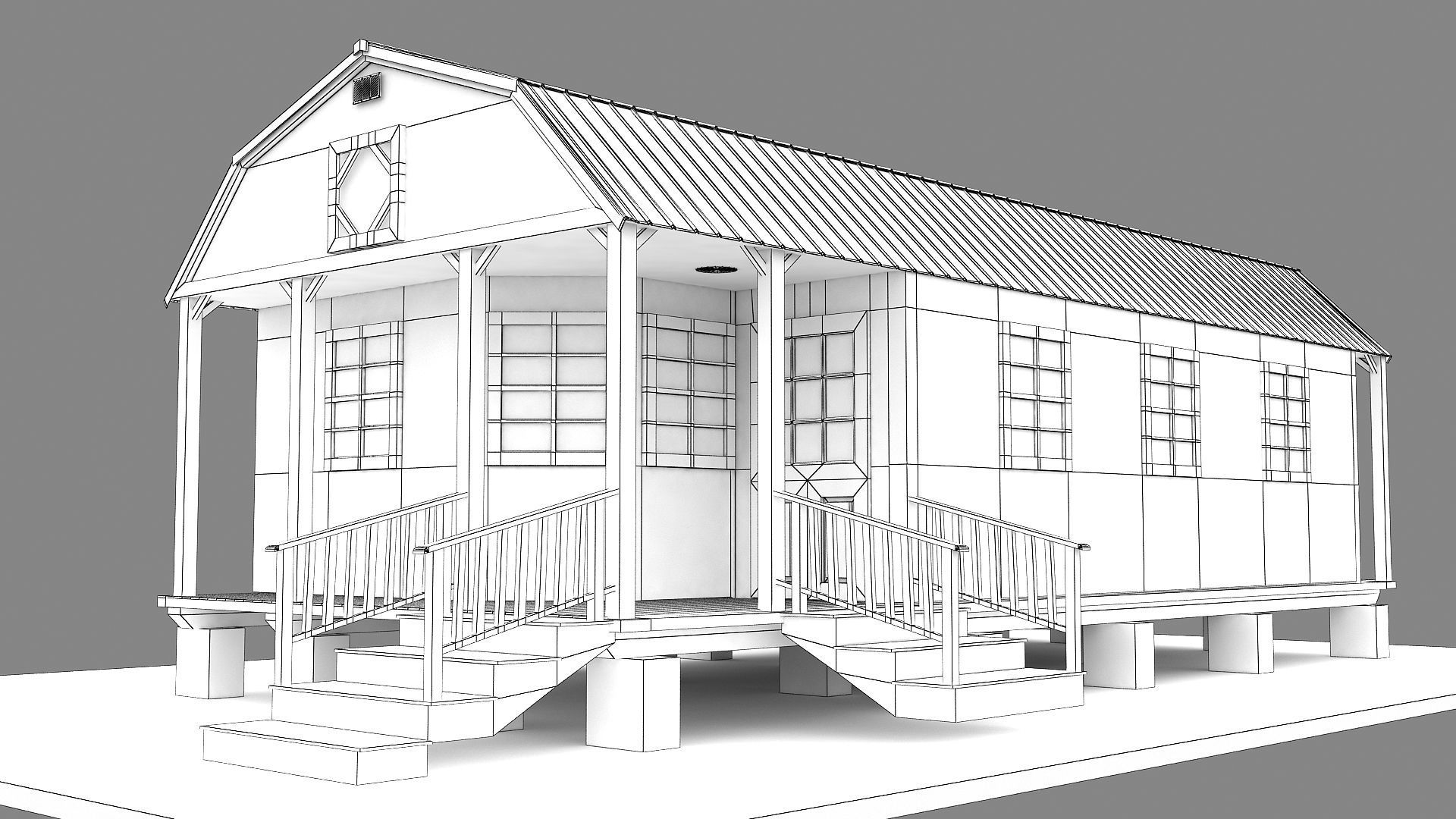Tiny House 3D model 3D model | CGTrader