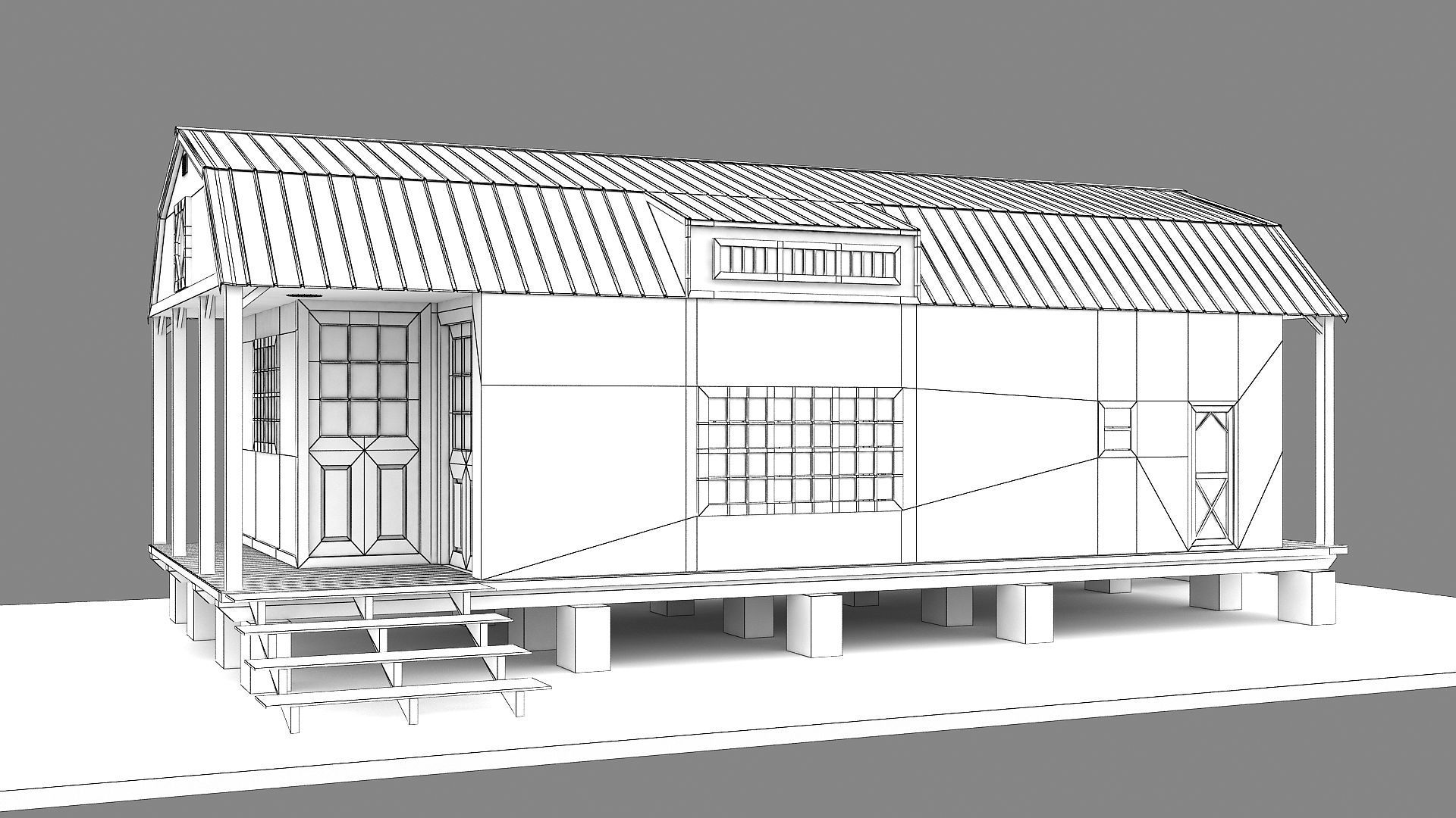 Tiny House 3D model 3D model | CGTrader