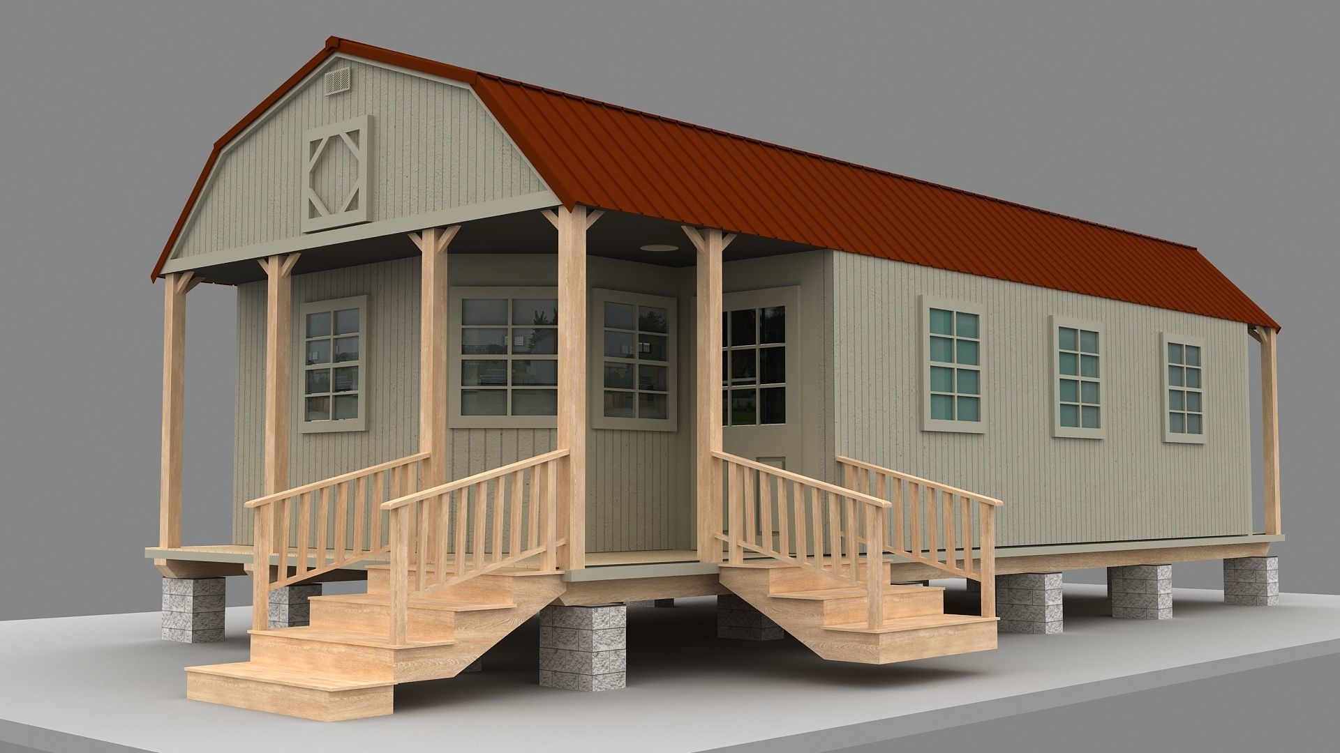 Tiny House 3D model 3D model | CGTrader