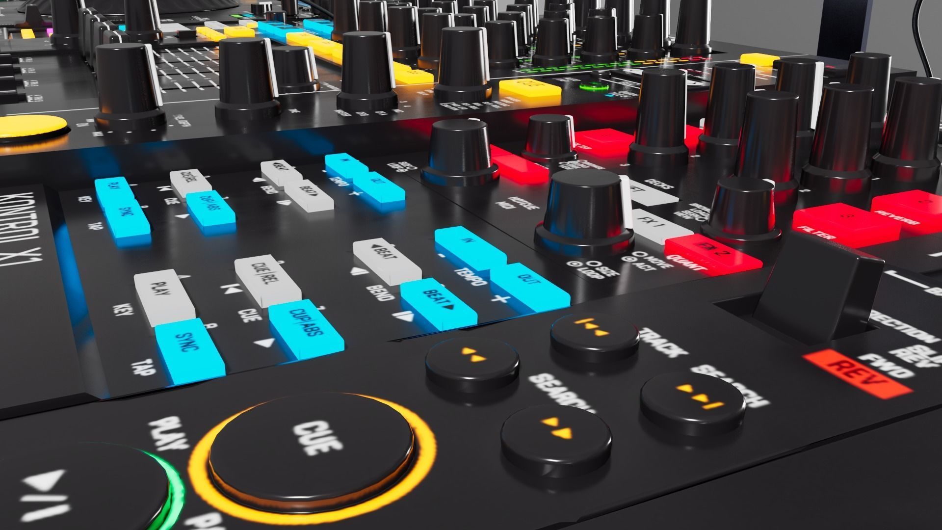 Pioneer DJ Music Set MAYA 3D Model 3D model | CGTrader