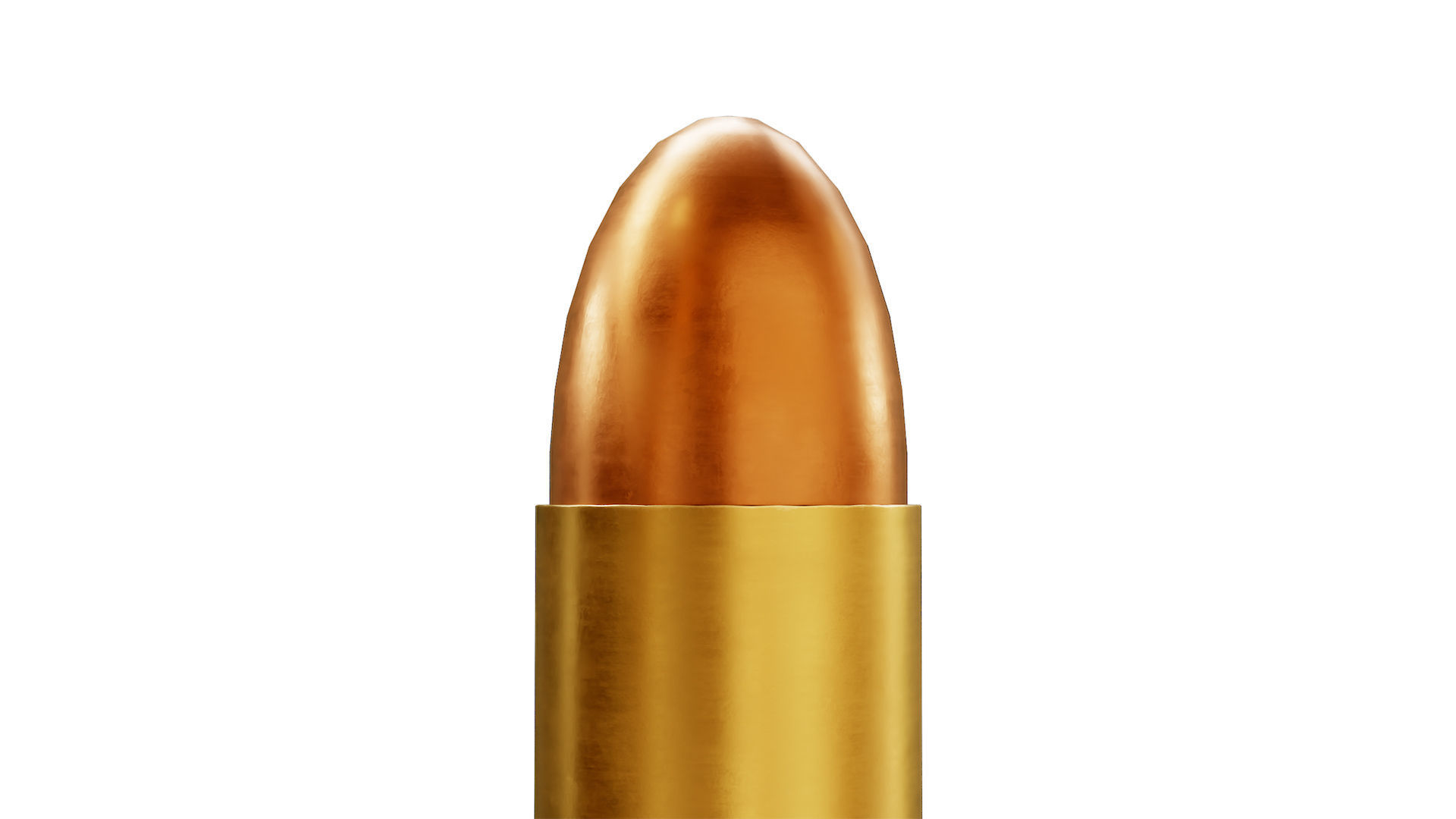 3D model Bullet gold VR / AR / low-poly | CGTrader