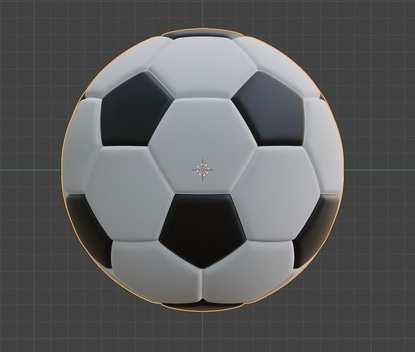 Football ball 3D model 3D printable | CGTrader