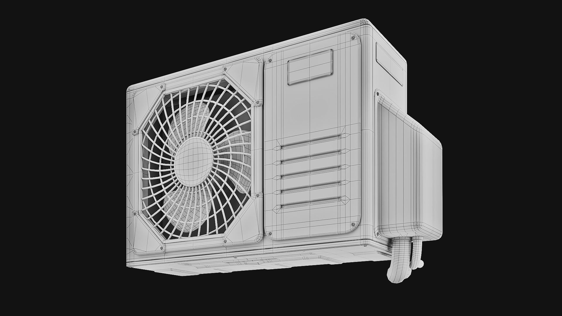 Sci-Fi Air conditioner 01 3D model | CGTrader