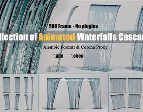 Animated Cascade 3D Models | CGTrader