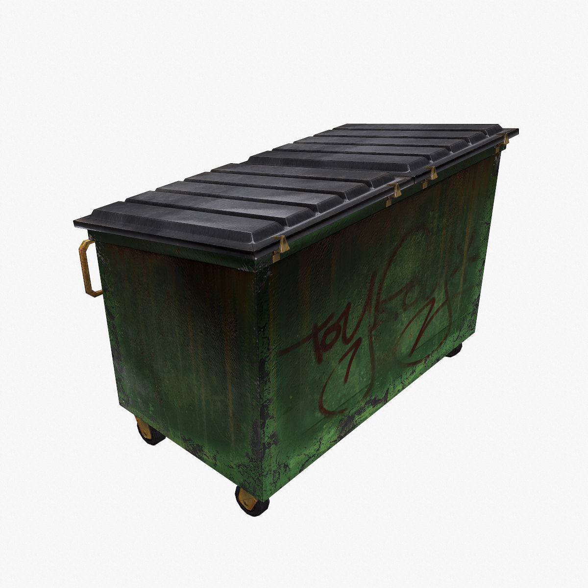 3D model Garbage Dumpster VR / AR / low-poly | CGTrader