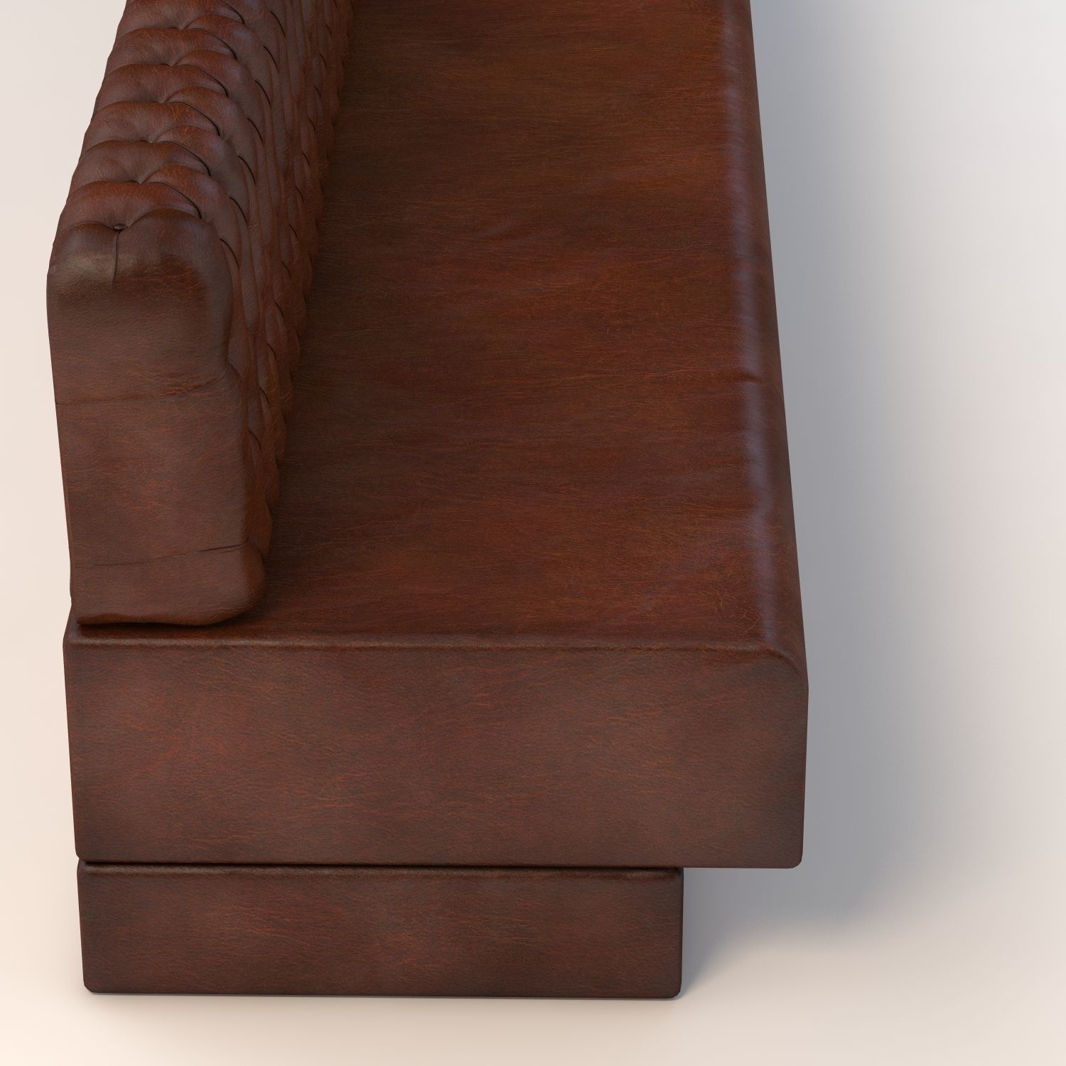 27 Feet Long Tufted Banquette 3D model | CGTrader