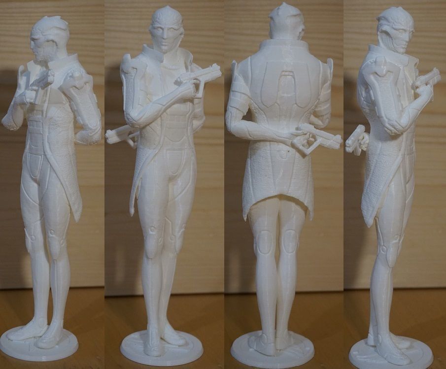 Mass Effect Thane Krios Statue 3D model 3D printable | CGTrader