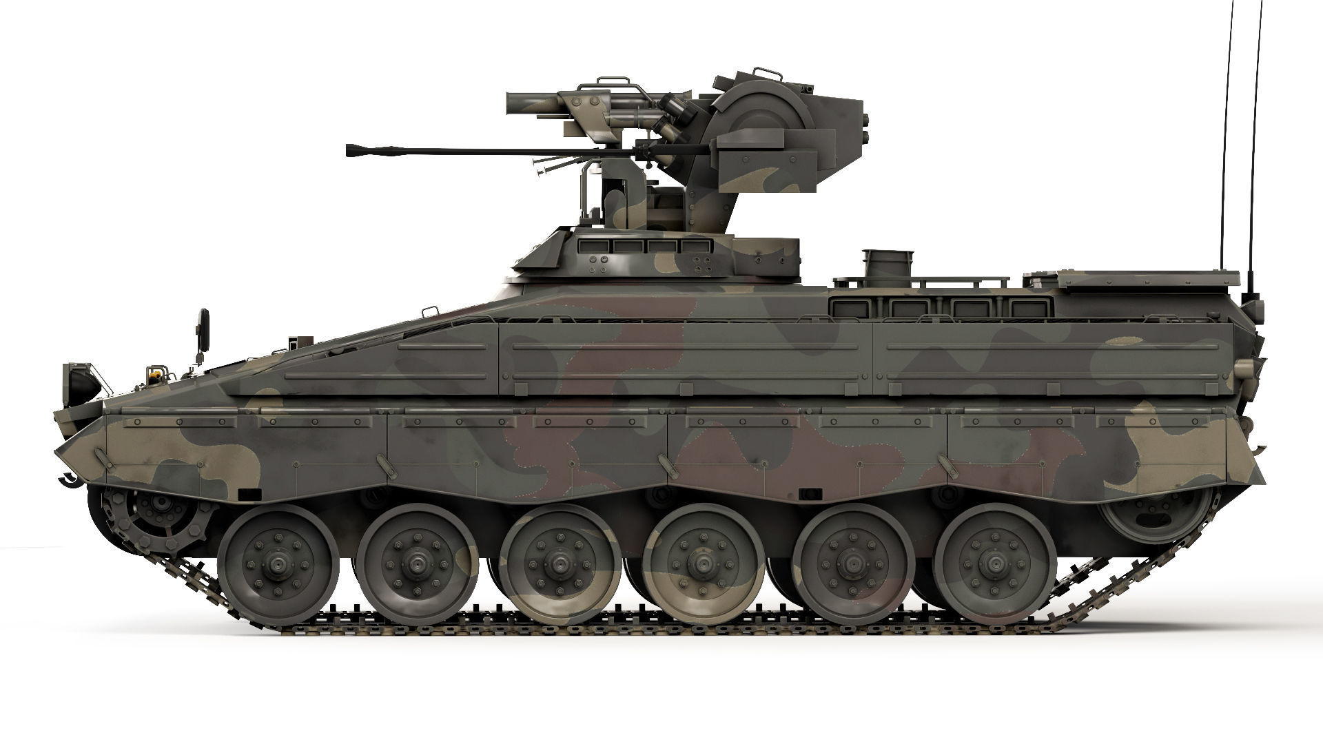 BMP Marder 1A3 1989 3D model | CGTrader