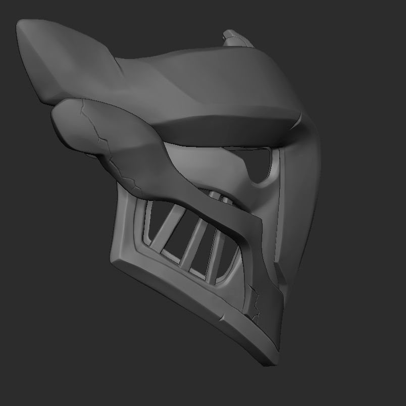 Ekko mask from - Arcane 3D model 3D printable | CGTrader