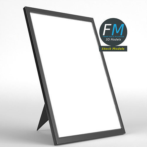 Desktop picture frame 3D model | CGTrader