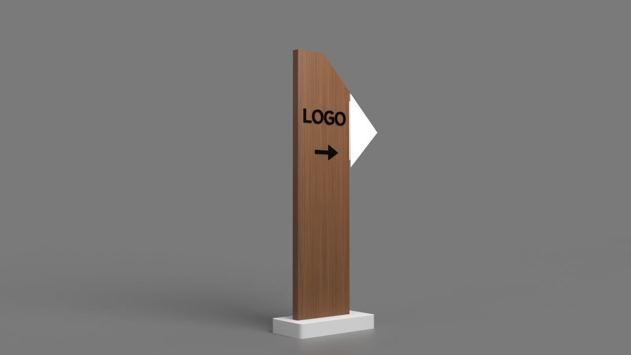 Standee 3D model | CGTrader