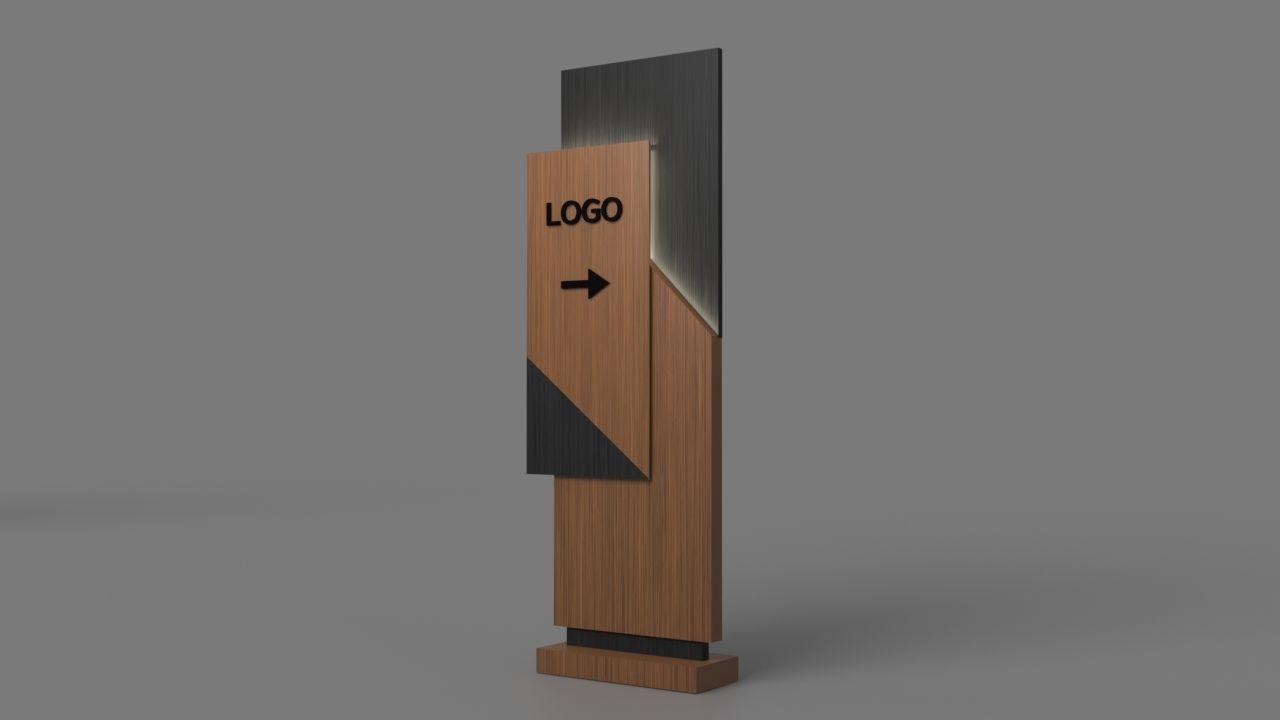 Standee 3D model | CGTrader