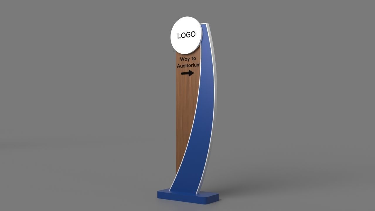 Standee 3D model | CGTrader